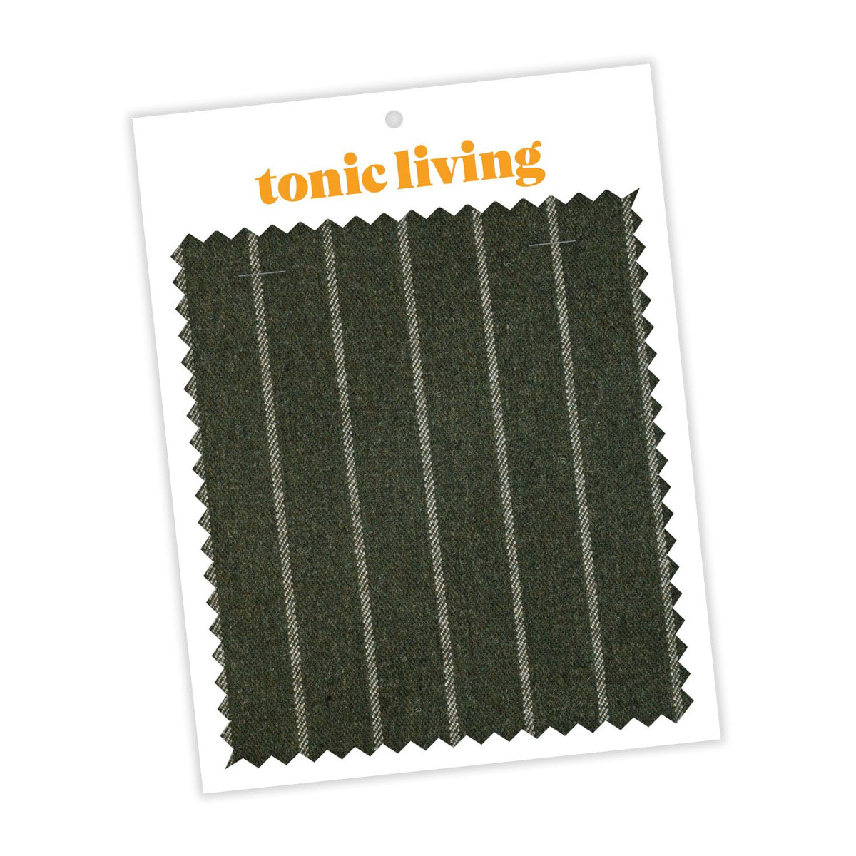 Hunter Stripe, Moss - Buy a Swatch – Tonic Living