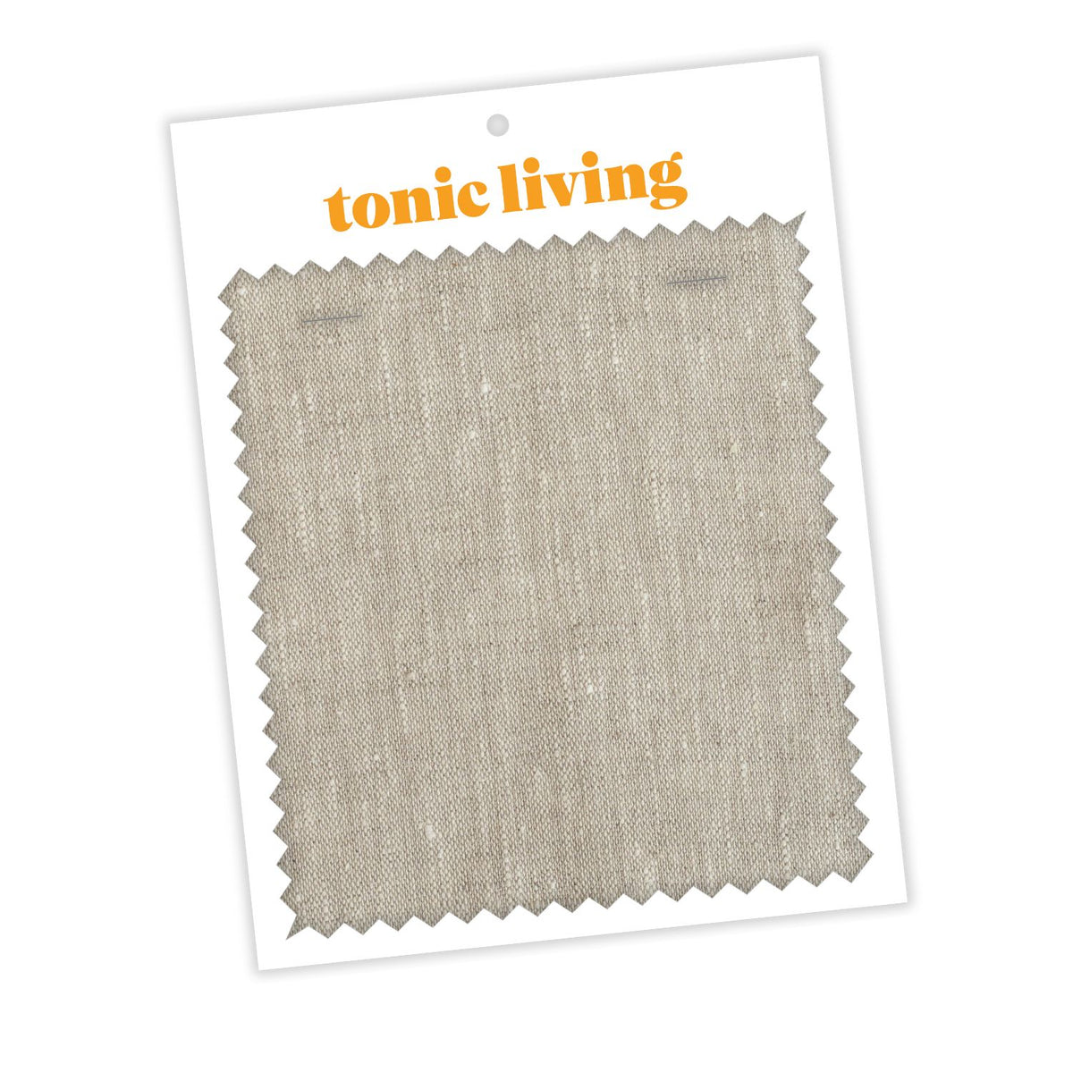 Tuscany Linen, Oatmeal Slub - Buy a Swatch – Tonic Living