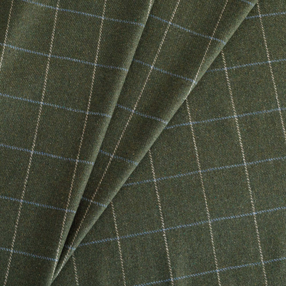 Addison Plaid Fabric, Moss – Tonic Living