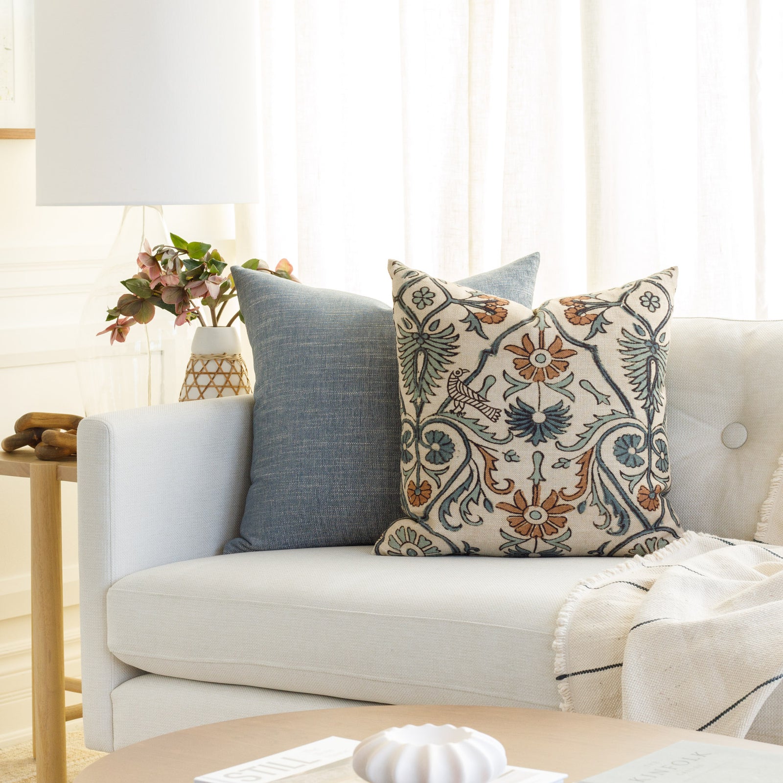 Amara 20x20 Pillow, Pool – Tonic Living