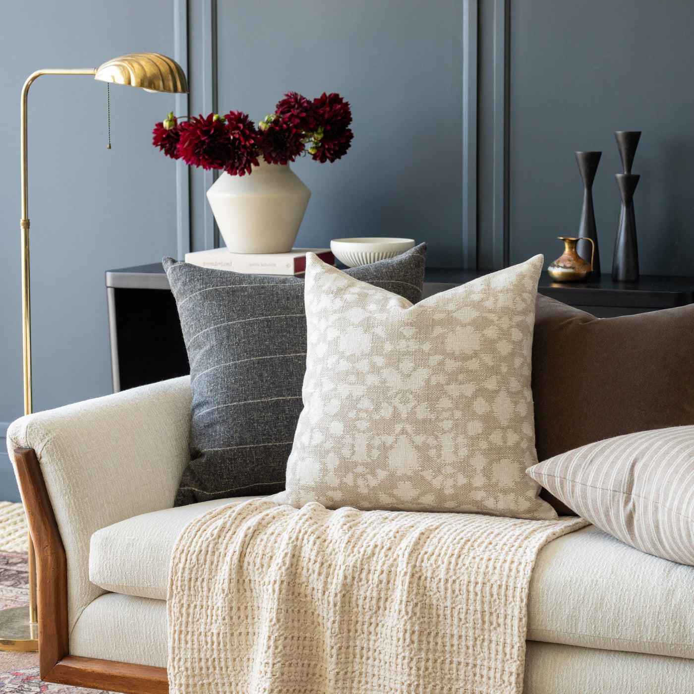 Astrid 20x20 Pillow, Natural – Tonic Living