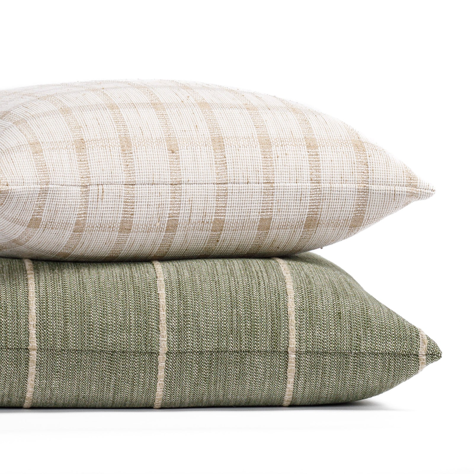 Brooklyn Stripe 22x22 Pillow, Forest Green – Tonic Living
