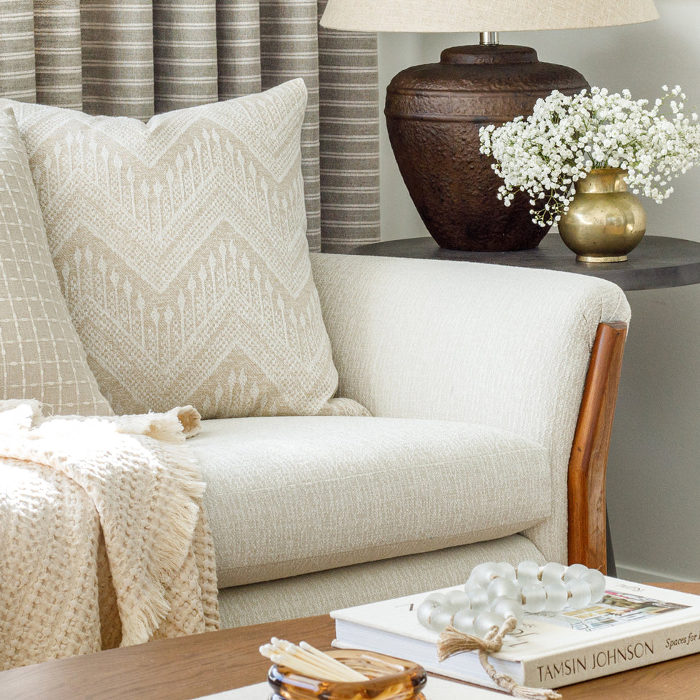 Brooks Fabric, Ivory – Tonic Living