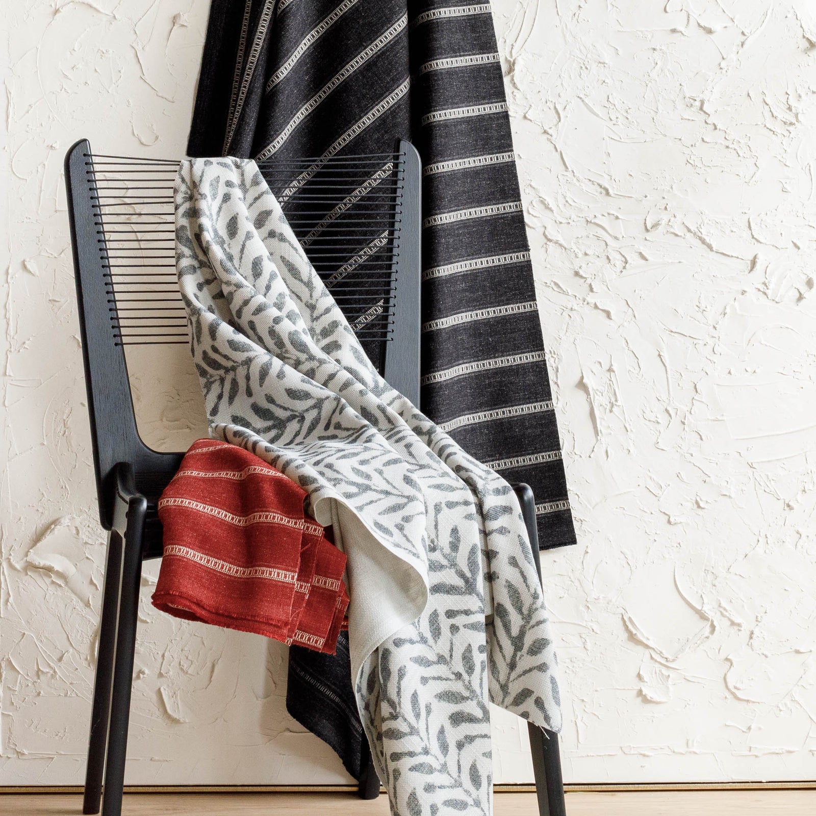 Togo Fabric, Black & Natural – Tonic Living