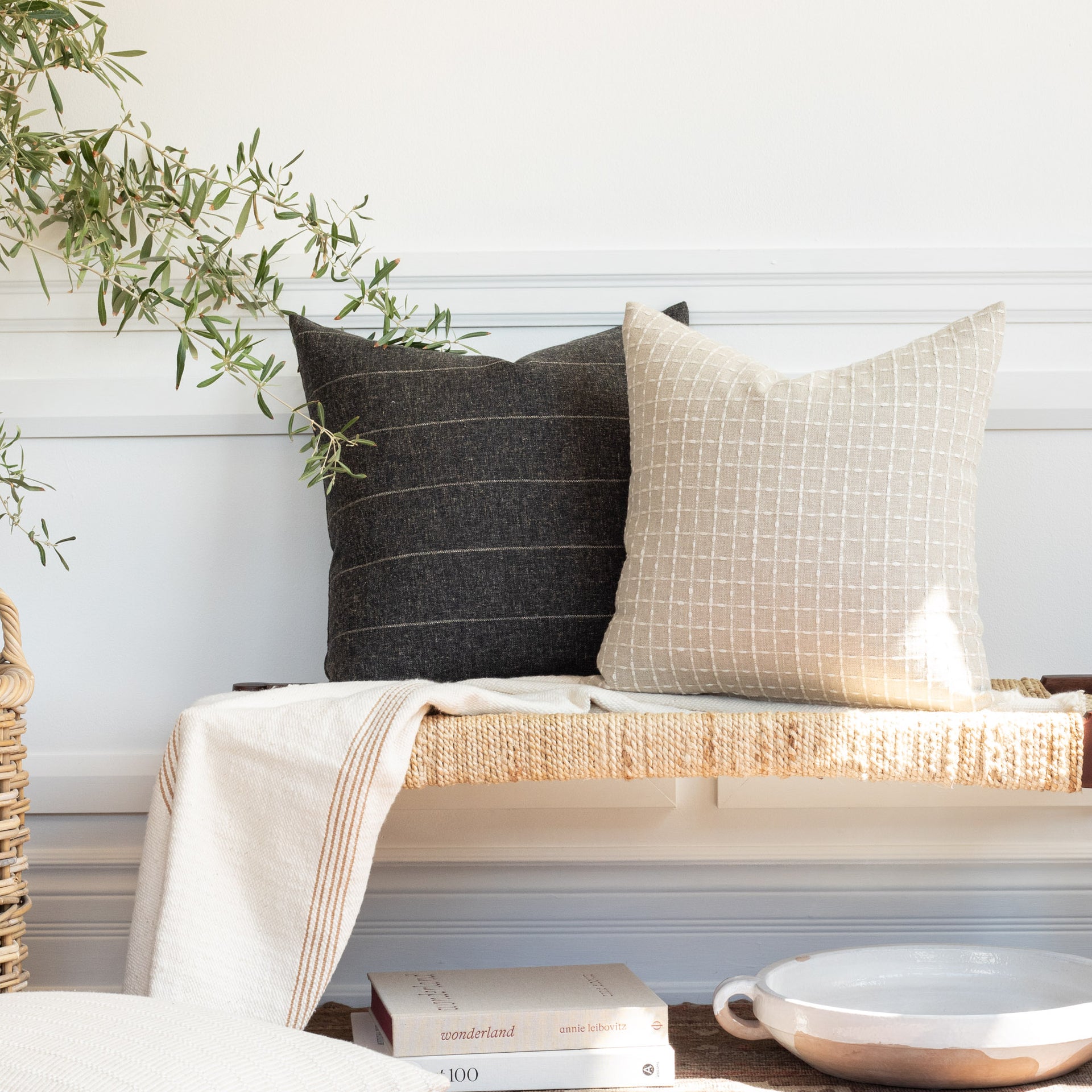 Chase 20x20 Pillow, Natural – Tonic Living