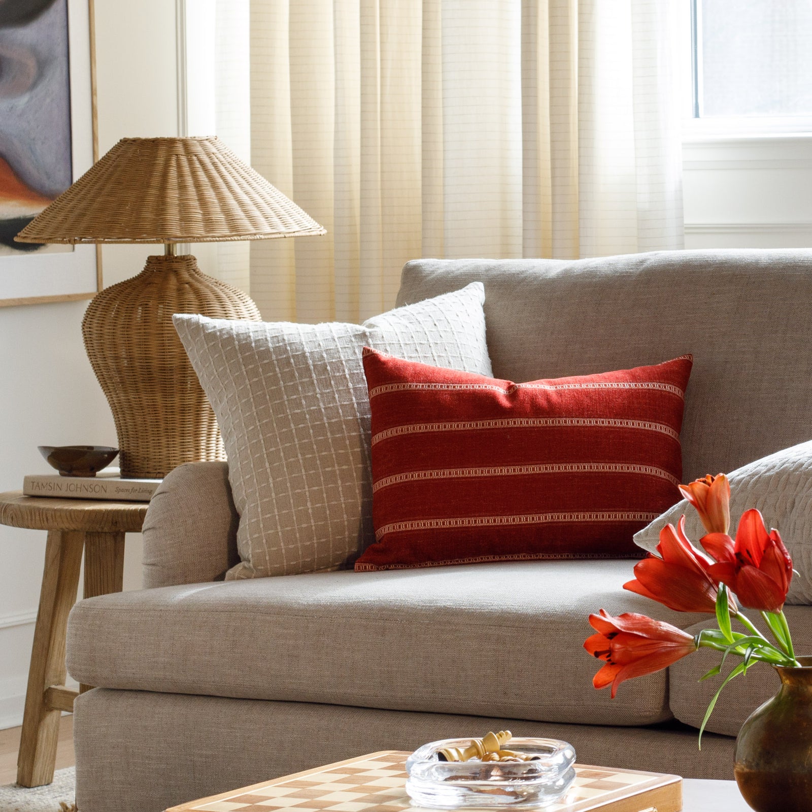 Chase 20x20 Pillow, Natural – Tonic Living