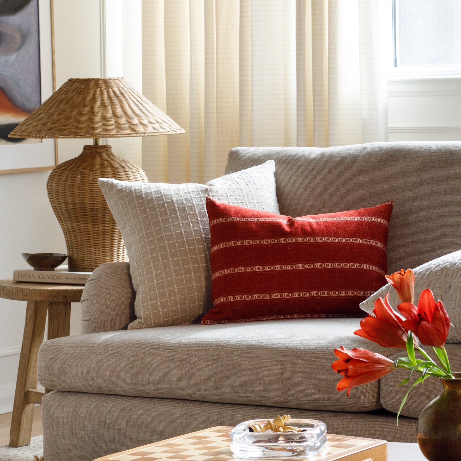 Chase 20x20 Pillow, Natural – Tonic Living