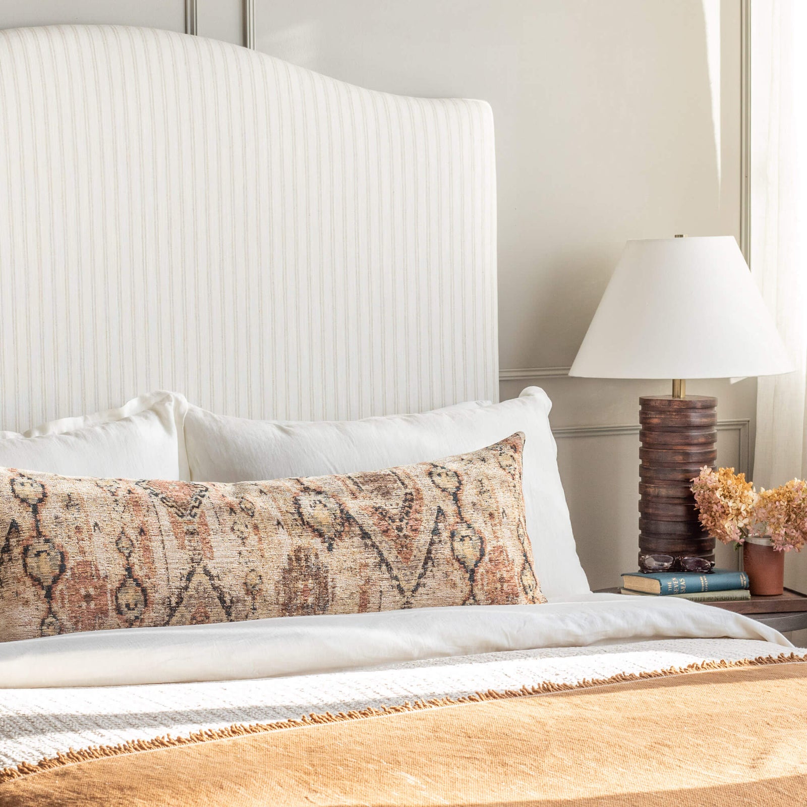 Conway Stripe Fabric, Parchment – Tonic Living