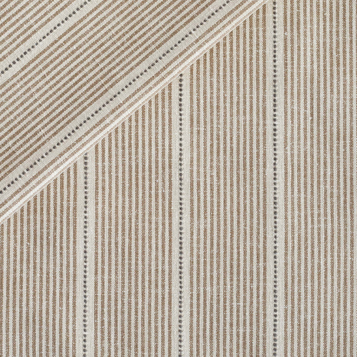 Harper Stripe Fabric, Coffee – Tonic Living