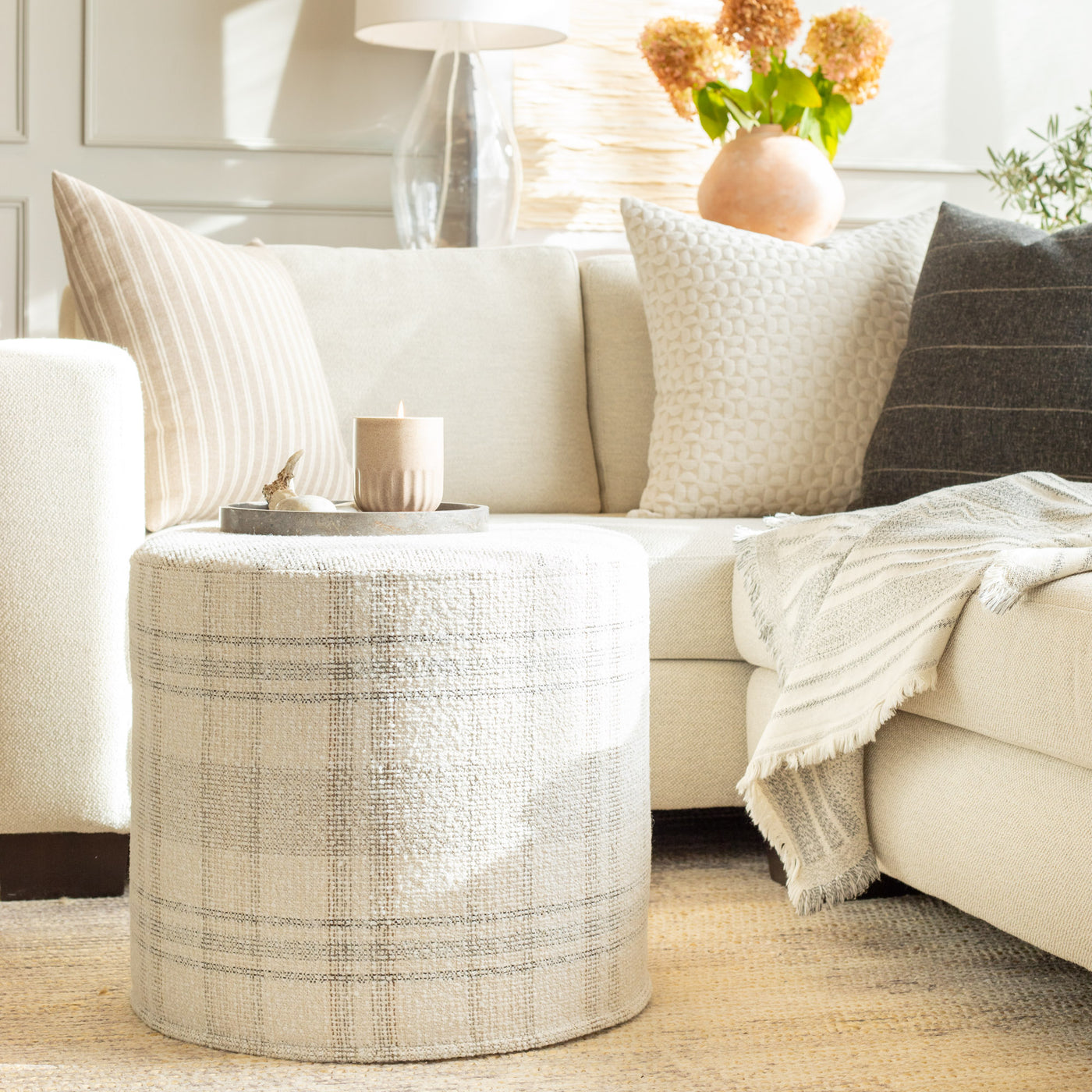 Round Ottomans – Tonic Living