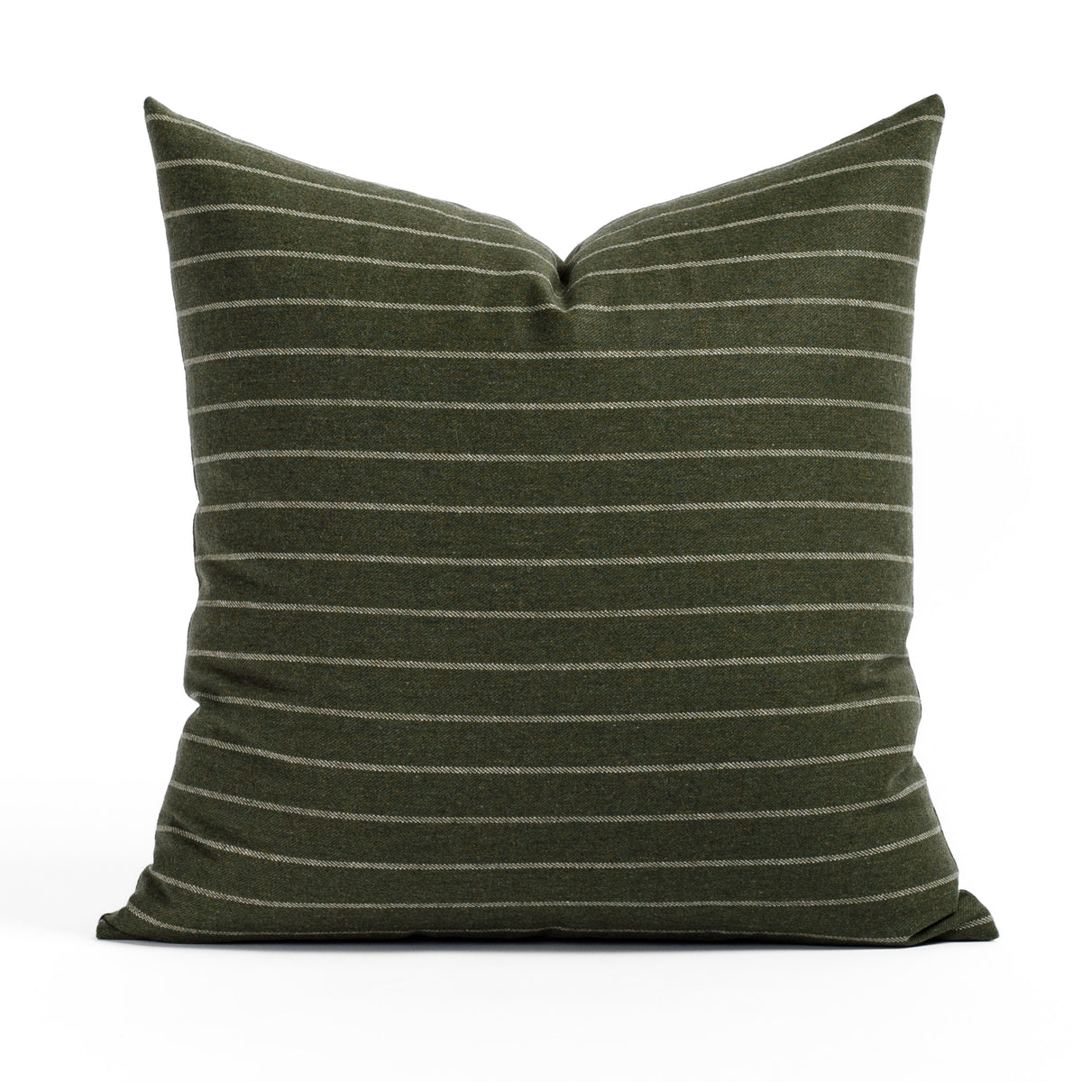 Hunter Stripe 20x20 Pillow, Moss – Tonic Living