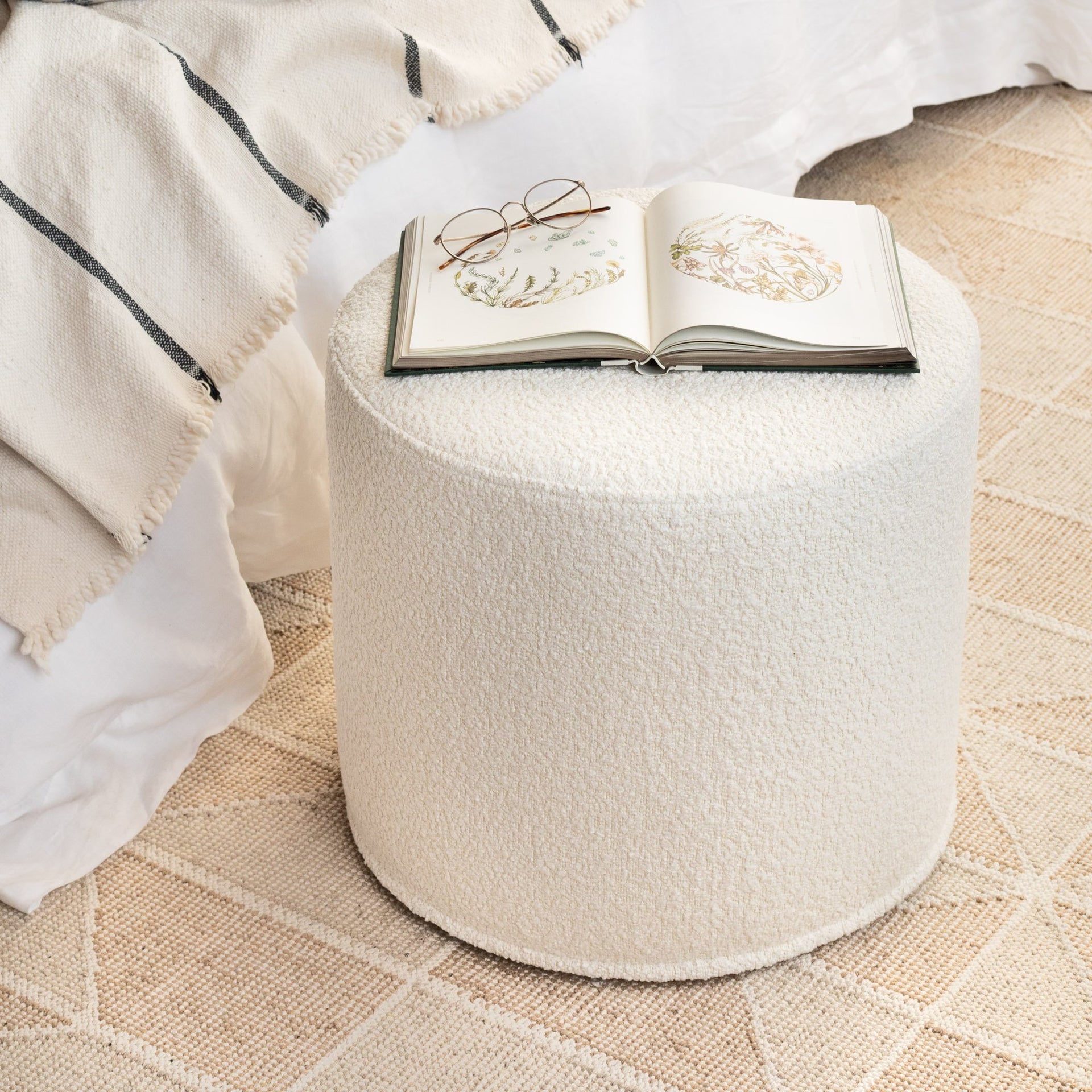 Round Ottomans – Tonic Living