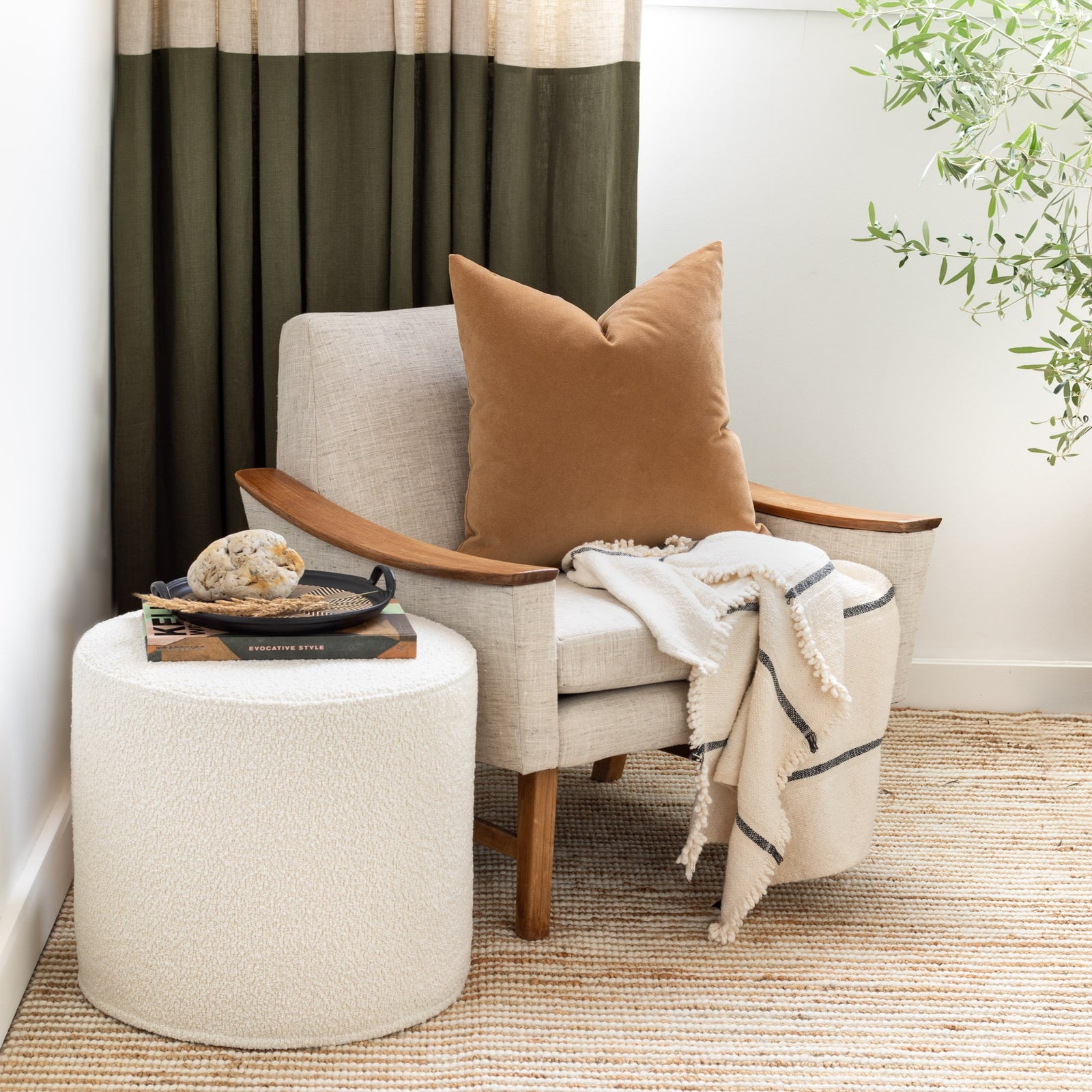 Round Ottomans – Tonic Living