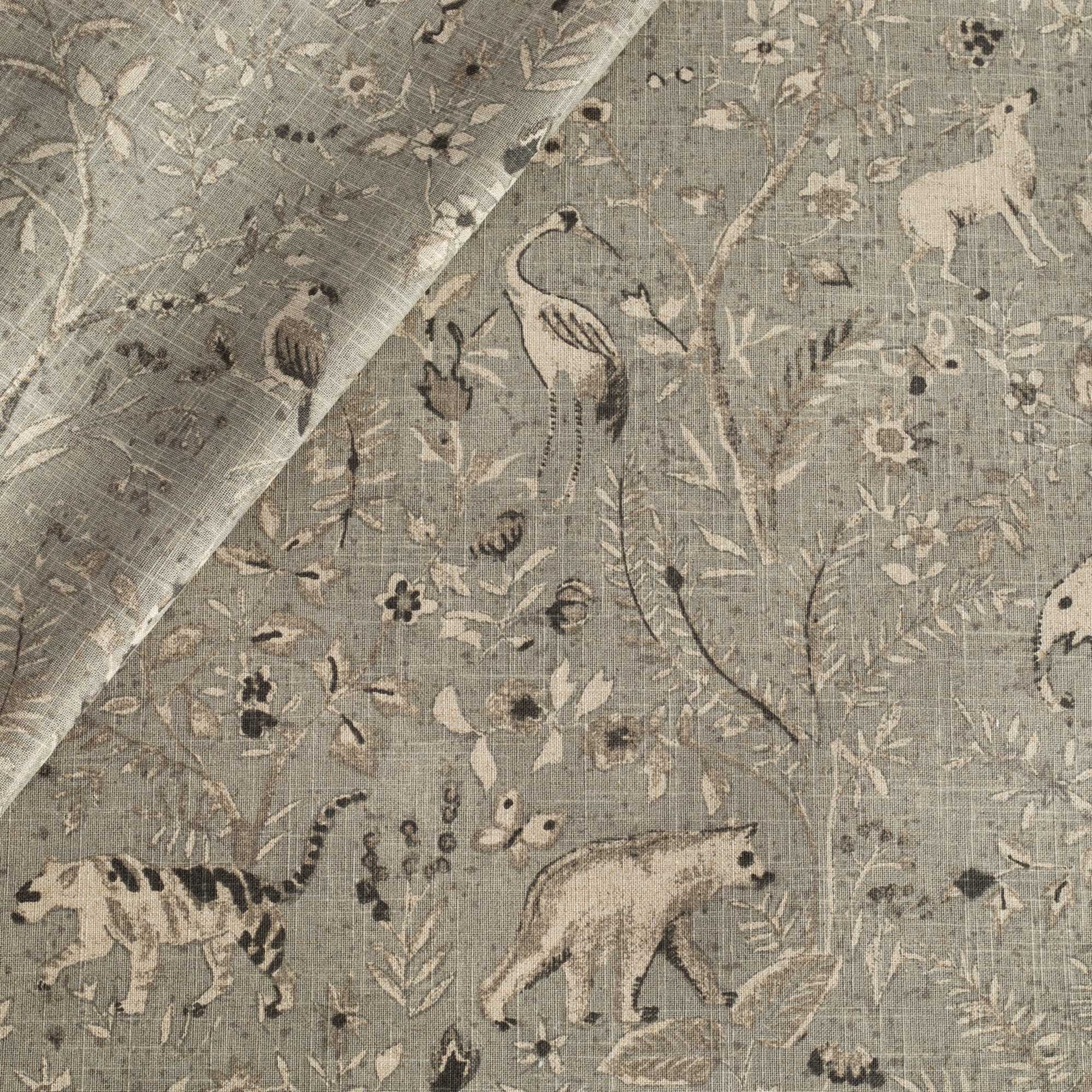 Cyprus Fabric, Blue Smoke – Tonic Living