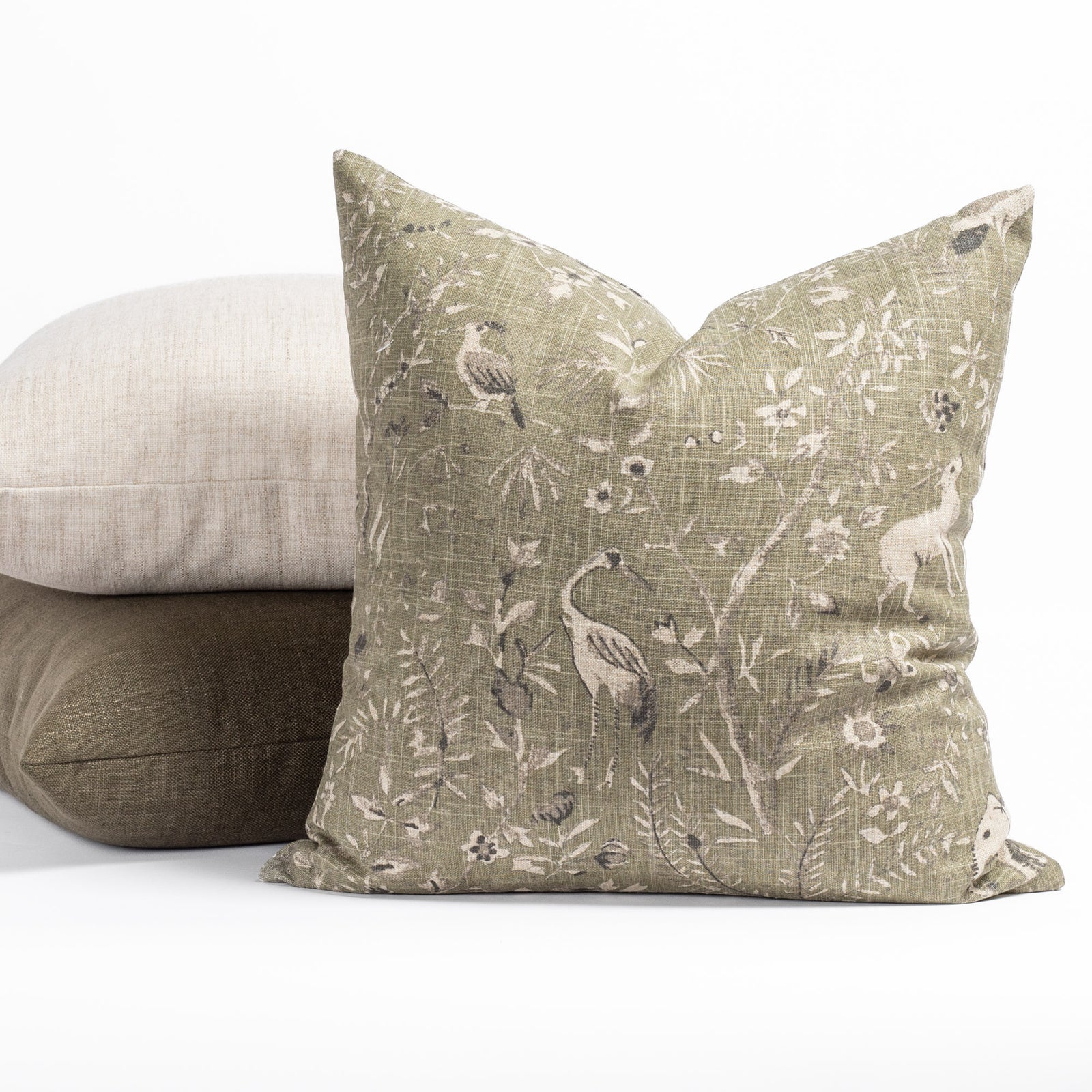 Cyprus 20x20 Pillow, Moss – Tonic Living
